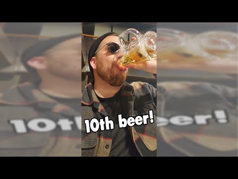 "All you can drink" at the Sapporo Beer Garden in Japan.