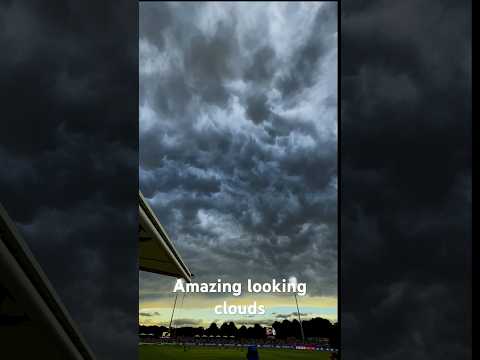Captivating Moments: Mammatus Clouds Dance over #christchurch h