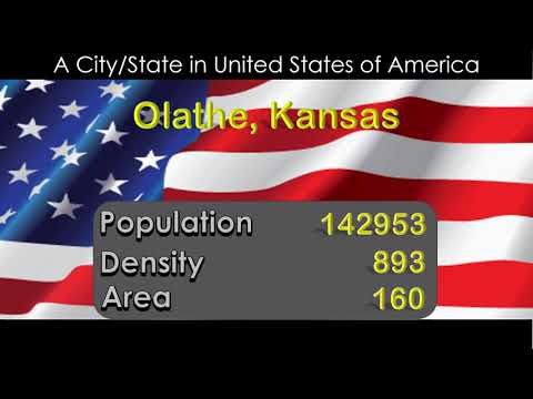 Olathe, Kansas City and State in The USA, United States Of America?