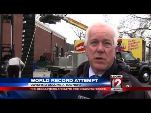 Tire Discounters attempts to break a world record