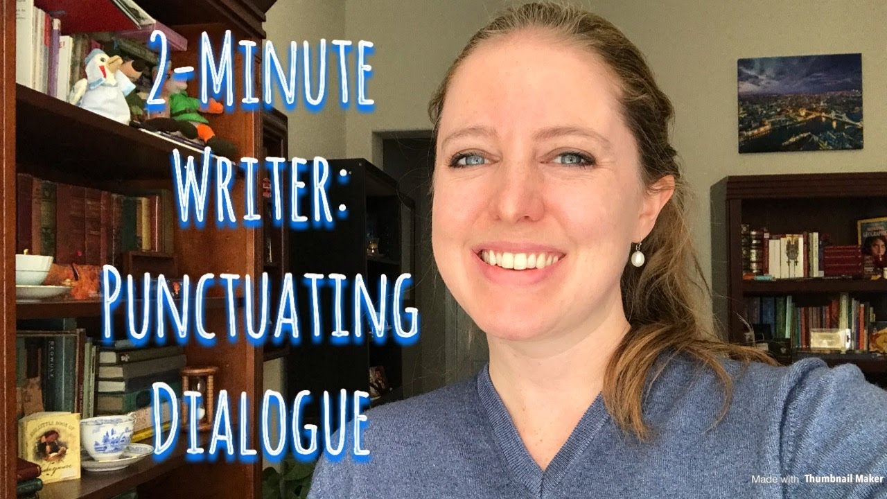2-Minute Writer: Punctuating Dialogue