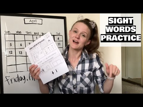 KINDERGARTEN Sight Words Reading/Writing