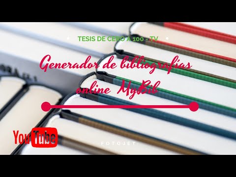 🔥 Generador de bibliografías MyBib