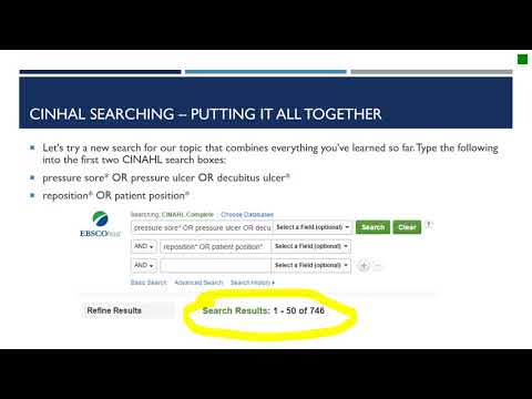CINAHL 101 pt. 2: truncation & limiters