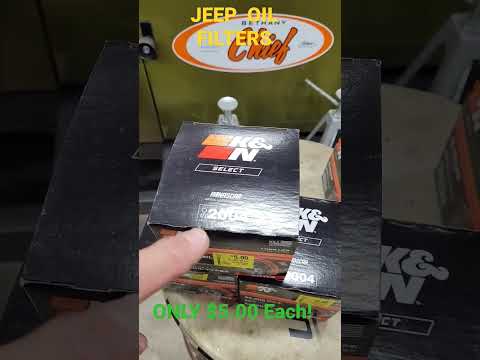 Jeep K&N Oil Filters on Clearance at Walmart