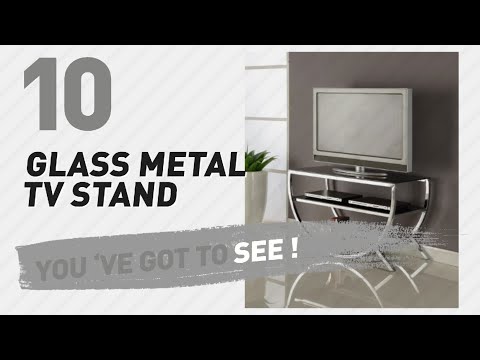 Glass Metal TV Stand // New & Popular 2017