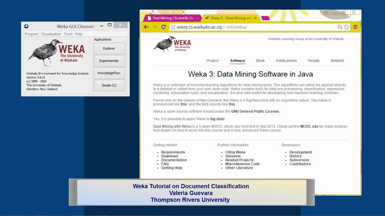 Weka Tutorial on Document Classification