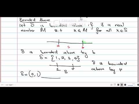 REAL ANALYSIS: BOUNDED BELOW, BOUNDED ABOVE, BOUNDED