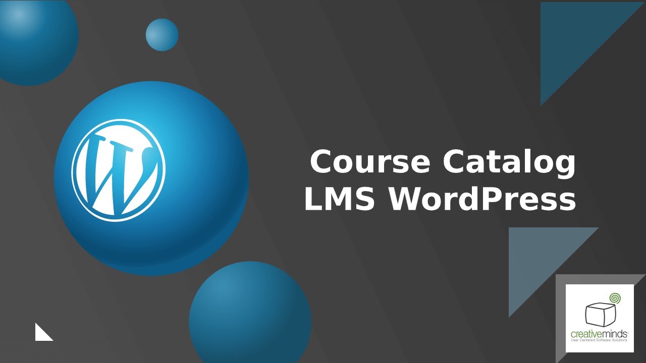Course Catalog LMS Plugin Tutorial | WordPress