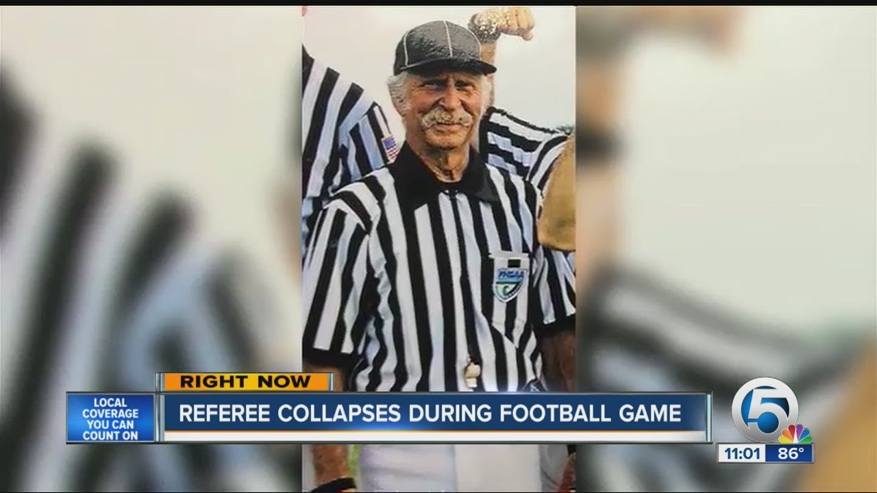 Referee Jerry Lohmann dies on the sidelies