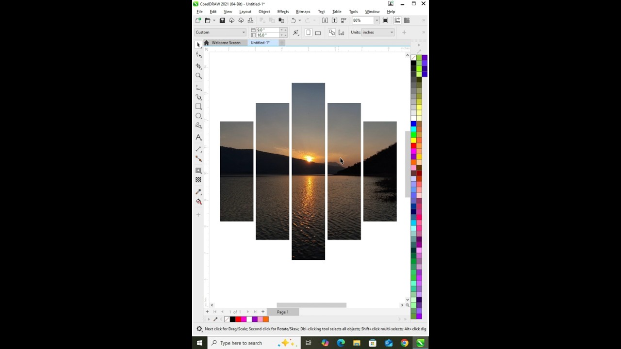 Coreldraw Tutorial - Use PowerClip inside. For More Tips