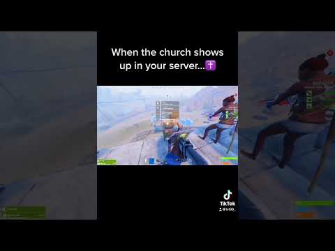 Rust Console When the church shows up in your server ✝️… #consolerust #rust #shorts #rustconsole