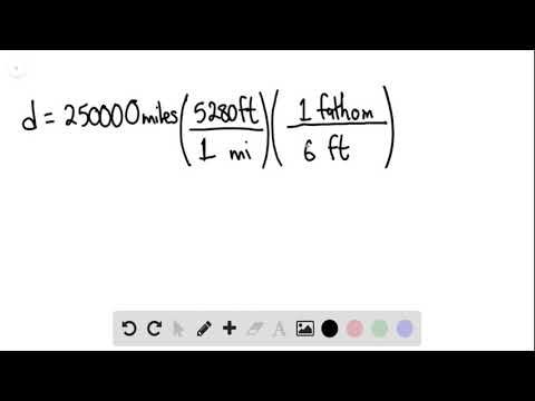 SOLVED A fathom is a unit of length, usually rese…