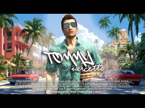 Tommy "The Gangster" Vercetti [ CUSTOM PED ] FIVEM / GTA