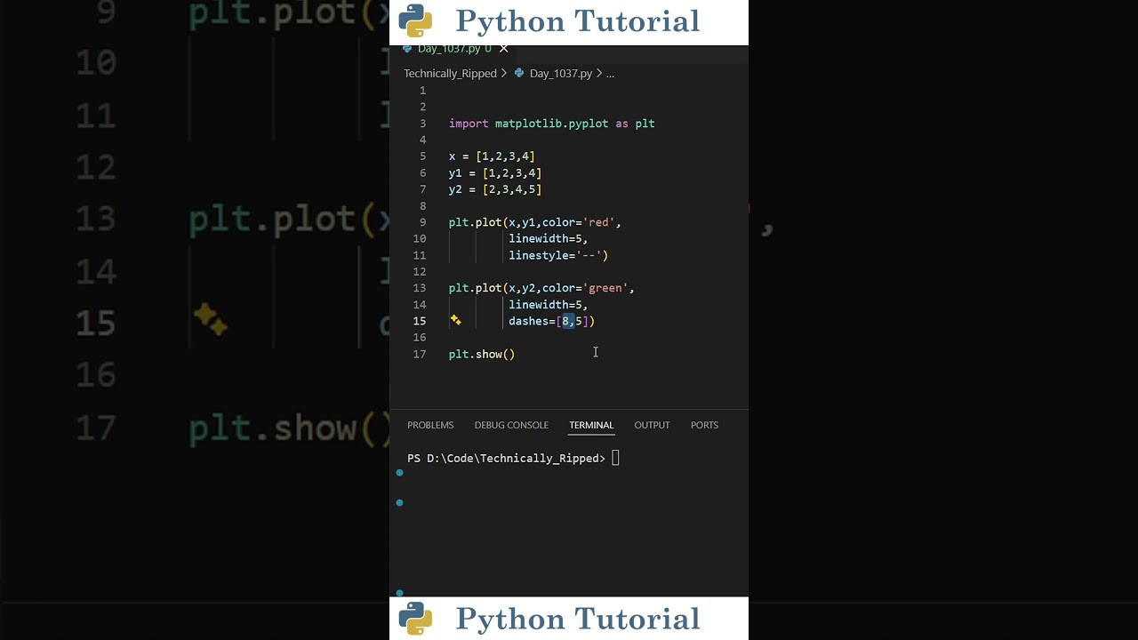 Create Your Own Line Styles in Matplotlib | Python Tutorial