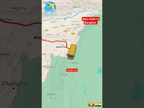 New Delhi to Bangkok by road