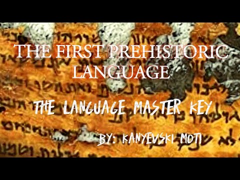 The Signs language of Adam, Ancient Hebrew prehistoric symbols. First language of God-Kanyevski Moti