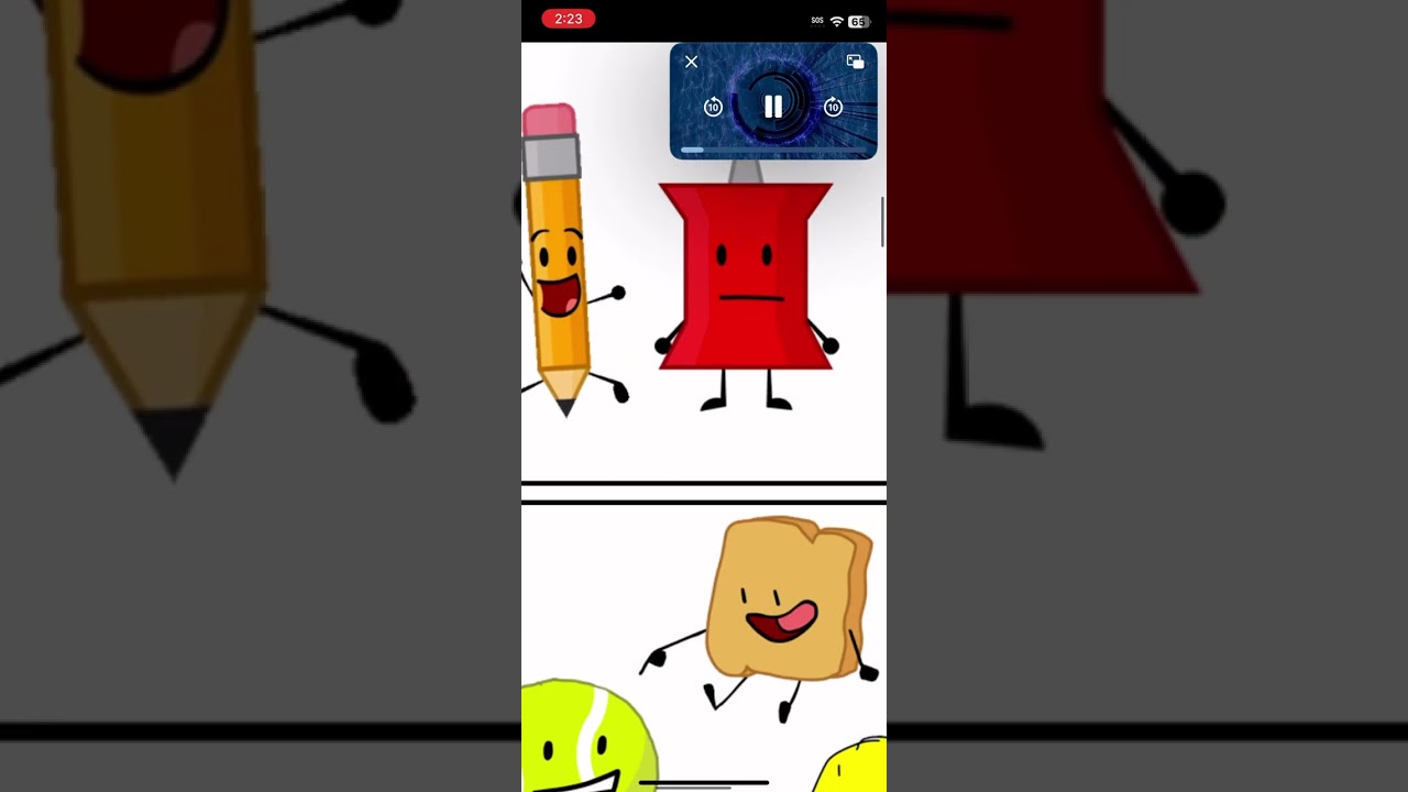 Idfb intro but in comic studio #bfdi