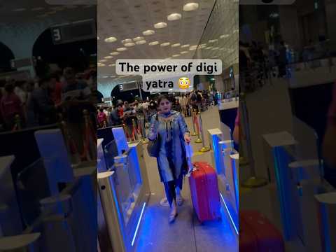 Digi Yatra at Mumbai international airport terminal 2 #digiyatra #travel
