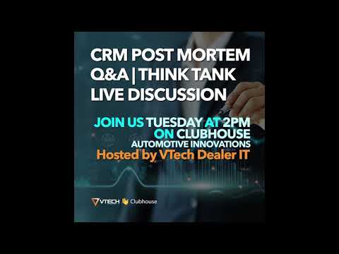 Dealership CRM - DMS - Post Mortem - CDK- Reynolds - DealerTrack - VAuto