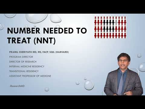 Number Needed to Treat (NNT) - Explained in detail - By Dr. Pramil Cheriyath MD