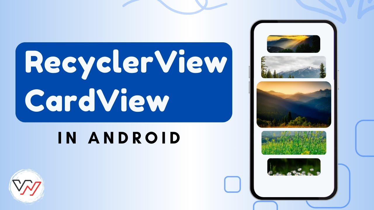 RecyclerView with CardView in android | Android Studio