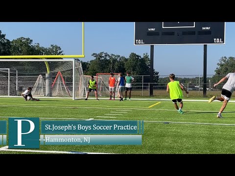 St. Joseph boys soccer practice