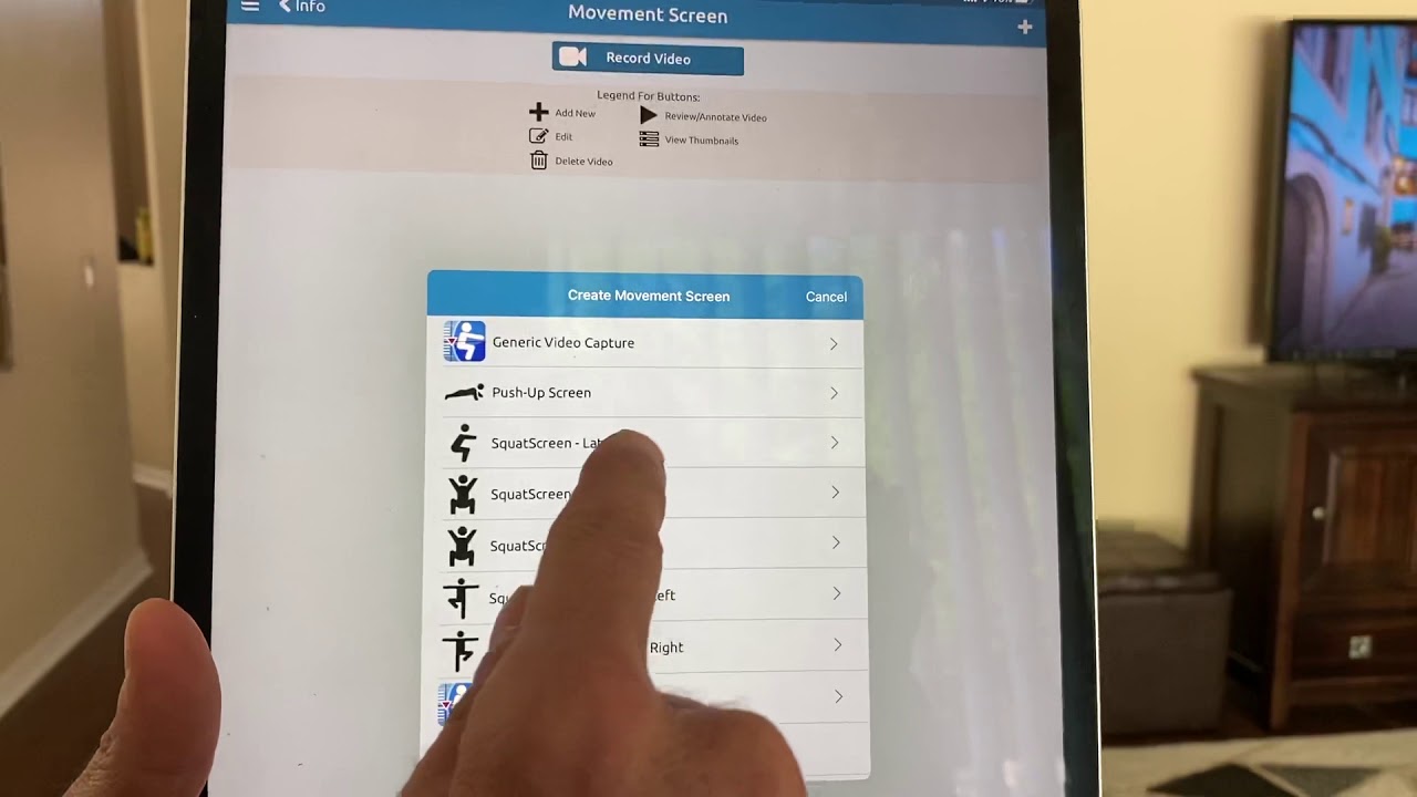 SquatScreen Augmented Reality Assisted Assessment