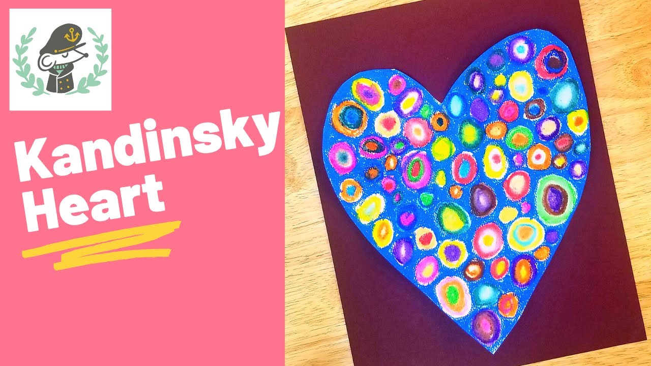 Valentines Day Art Project: Kandinsky Heart