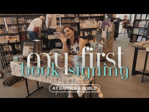 MY FIRST-EVER BOOK SIGNING and it's at Barnes & Noble.