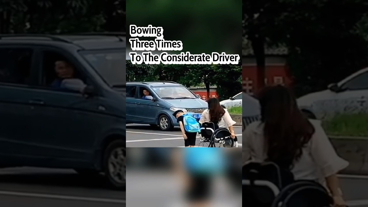 Kudos To The Little Boy, Kudos To The Courtesy Driver 🥹❤️ #shorts #youtubeshorts #shortvideo