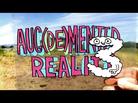 Watch funny faux augmented reality from markers and transparencies ...
