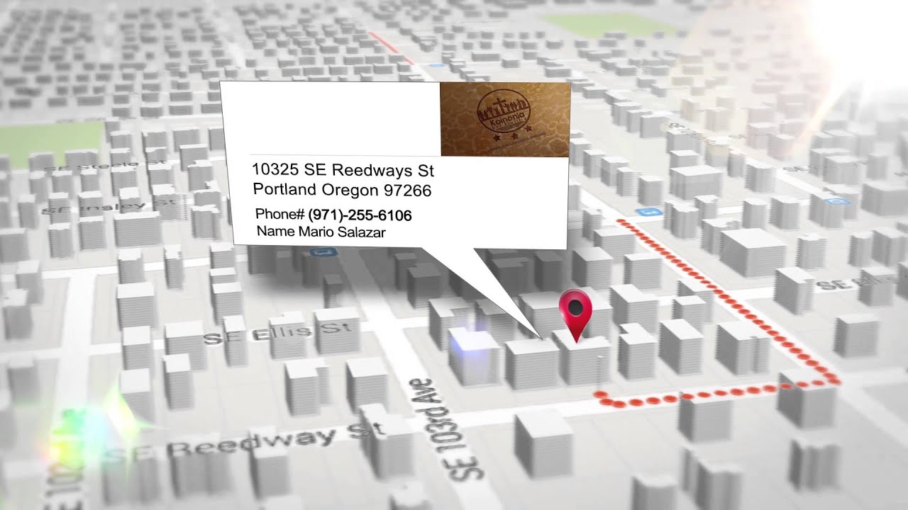Mapa, 3D del lugar del Estudio Bíblico.