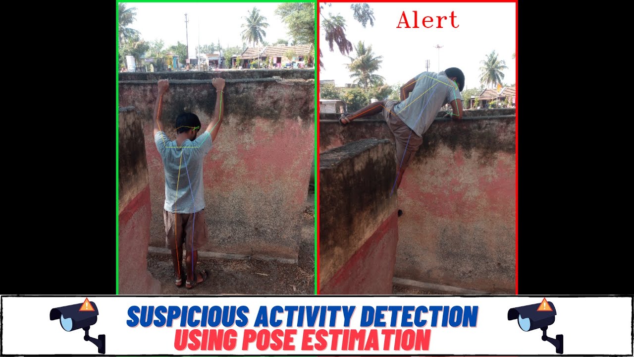 🎥🏃👀 Suspicious Activity Detection Using Pose Estimation | Pose Estimation | AlphaPose 🎥🏃👀