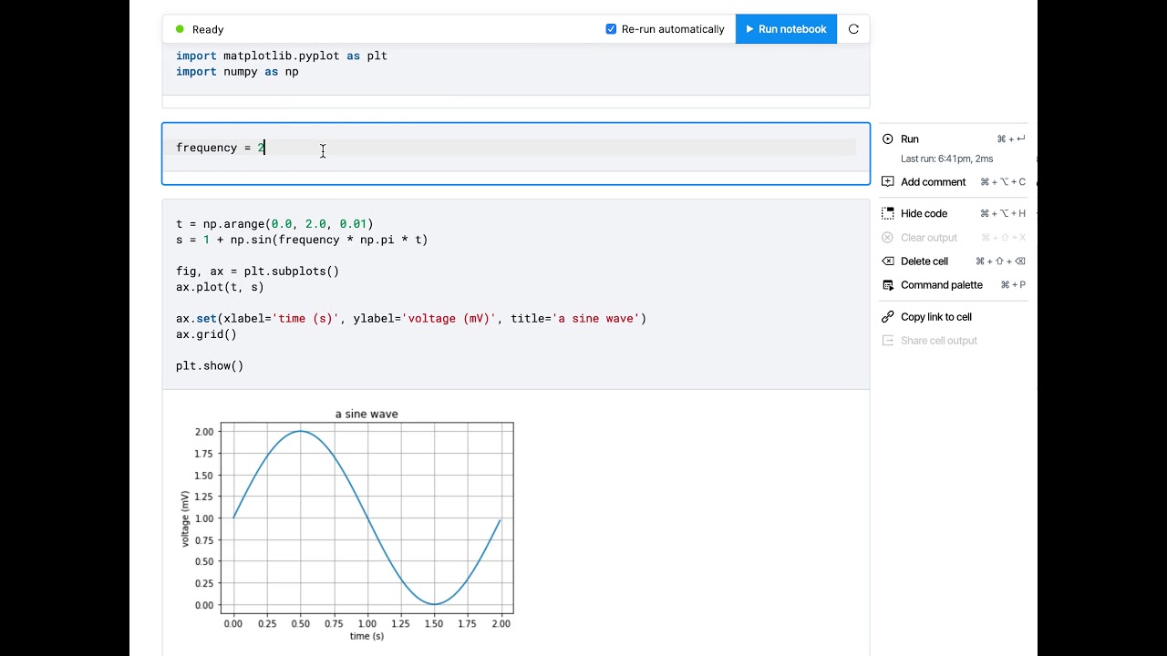 Reactive notebooks in Deepnote