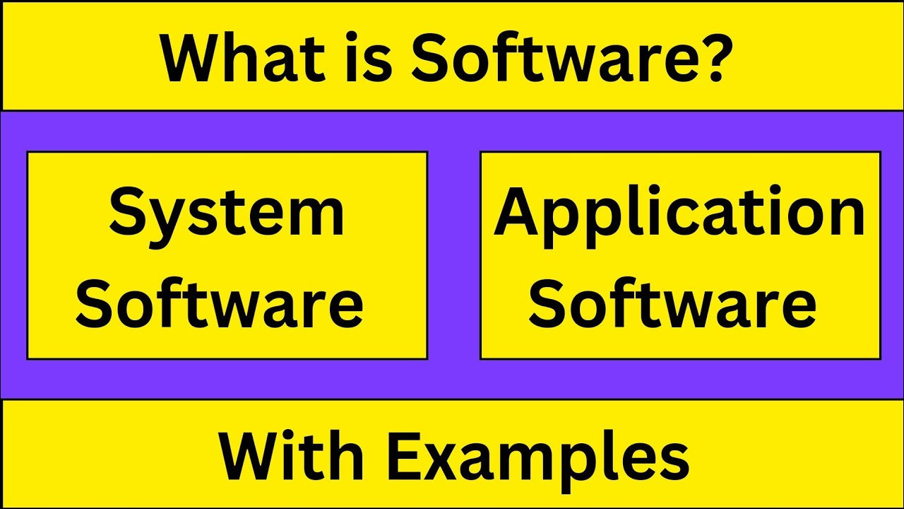 Computer Software | Types of Computer Software | Definition | With Examples