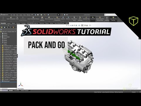 SOLIDWORKS Tutorial- Pack and Go