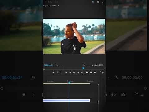 How to Stabilize Shaky Footage in Premiere Pro - Adobe Premiere Pro Tutorial #shorts