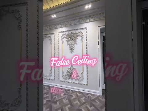 European style false ceiling design & wall molding