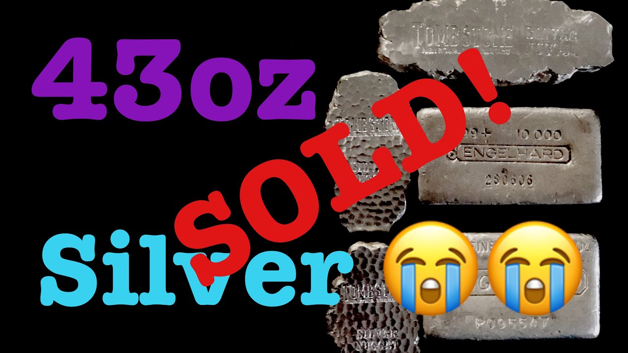 SOLD 43oz of Silver from my Stack 😭. #silver #gold #preciousmetals