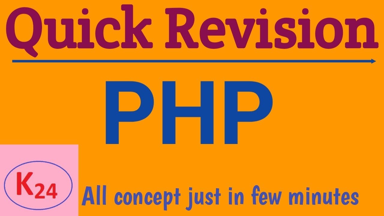 Quick Revision of PHP |  Important Questions of PHP #php