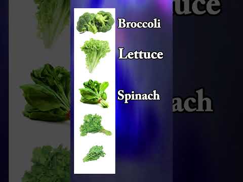 Vegetables vocabulary ||broccoli, lettuce, spinach, coriander, kale|| #english #vegetables #ad