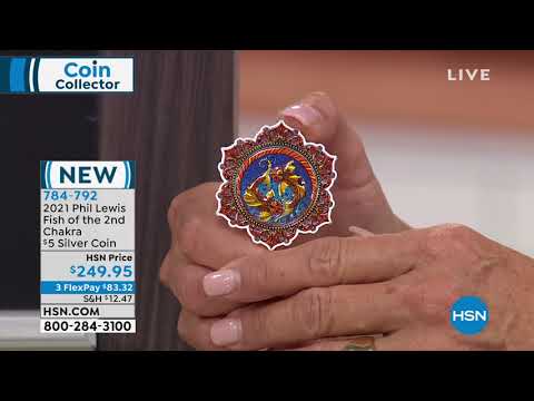 2021 Phil Lewis Fish of the 2nd Chakra Silver $5 Coin