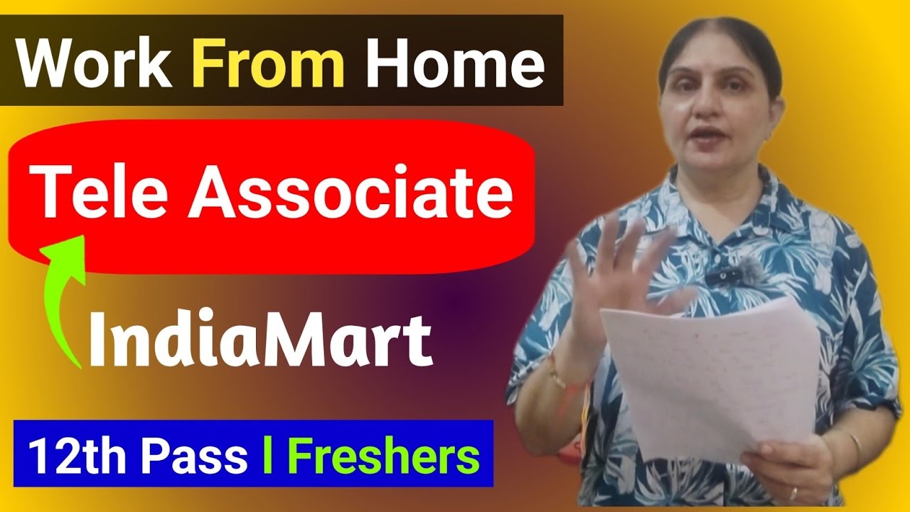 IndiaMART Tele Associate Program | Work From Home Job | Eligibility, Payment & Joining Process