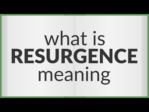 Resurgence | meaning of Resurgence