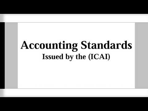 Accounting Standards || Issued by The (ICAI)