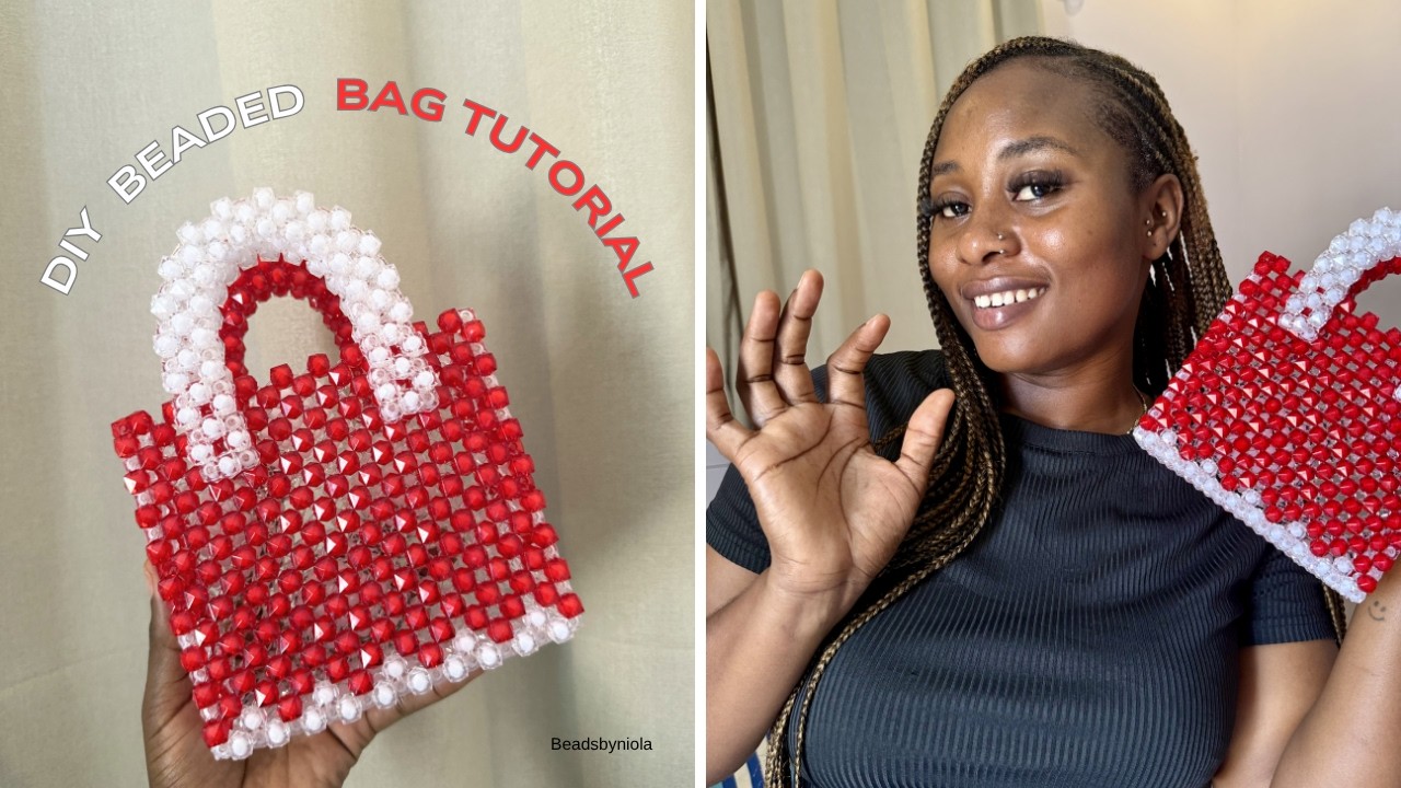DIY Beaded Bag Tutorial | Cute & Trendy Handmade Bag