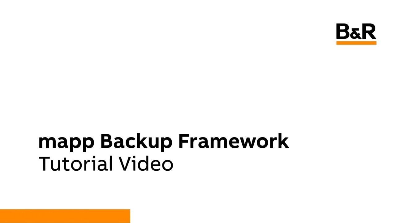 mapp Backup Framework Tutorial