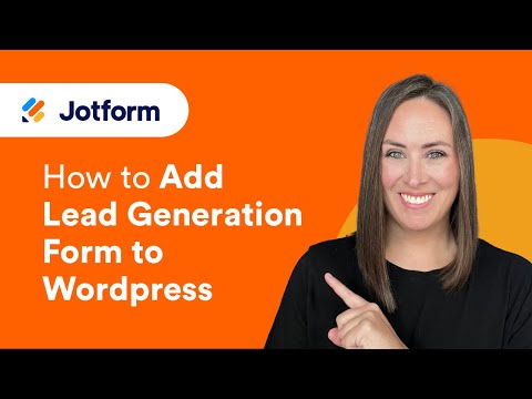How to Use the Jotform WordPress Plugin