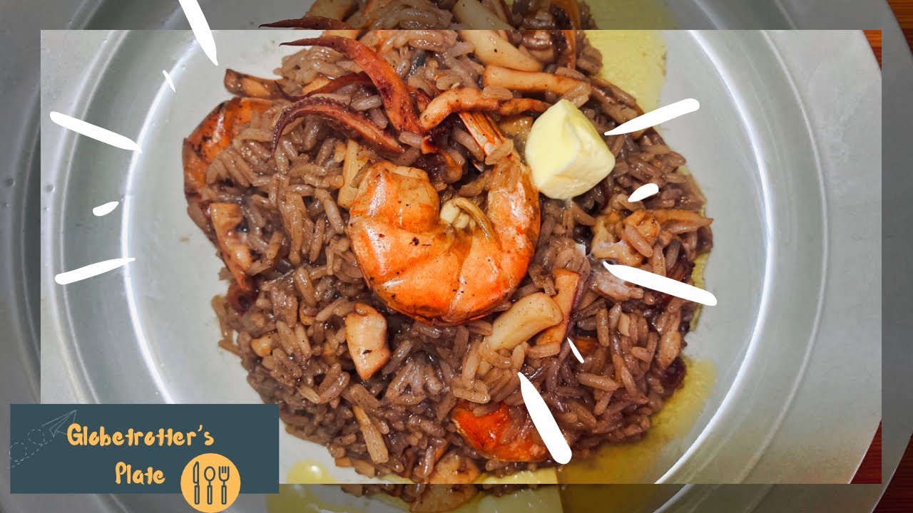 CRNI RIŽOT (BLACK RISOTTO) - RECIPE FROM CROATIA 🇭🇷